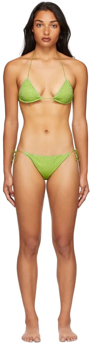 Oseree Oséree Blue Lumière Bikini Lime