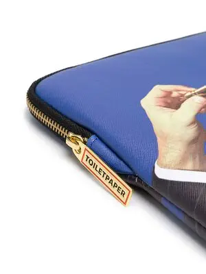SELETTI Lipstick Print Laptop Case