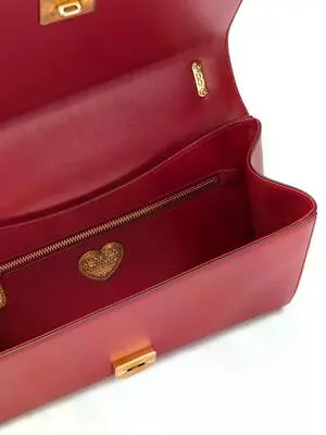 Dolce & Gabbana Large Devotion Quilted Shoulder Bag - Red
