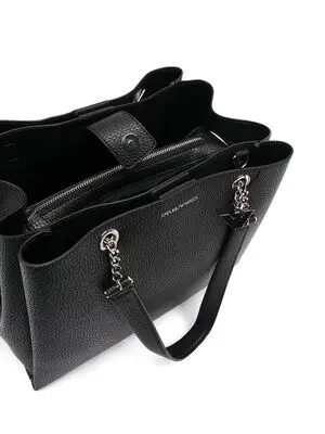 Emporio Armani Pebbled-effect Tote Bag