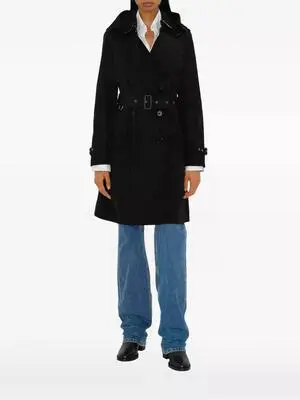 BURBERRY Burberry Mid-Length Taffeta Kensington Trench Coat