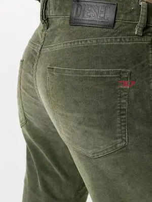 DIESEL® D-strukt Velvet Trousers - Green