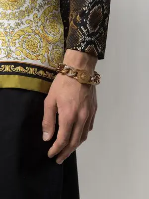 Versace Medusa Medallion Chain Bracelet