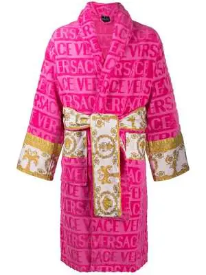 Versace I Love Baroque Bathrobe - Pink