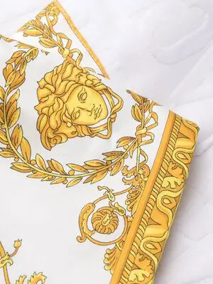 Versace I Love Baroque Short Robe - White