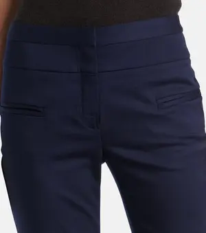 Altuzarra Serge Stretch-wool Bootcut Trousers - Blue