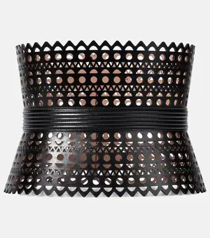Alaïa Vienne Leather Corset Belt