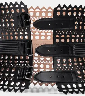 Alaïa Vienne Leather Corset Belt