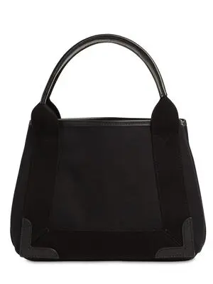 Balenciaga Xs Navy Cabas Canvas Bag