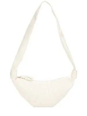 LEMAIRE Small Croissant Soft Nappa Shoulder Bag White