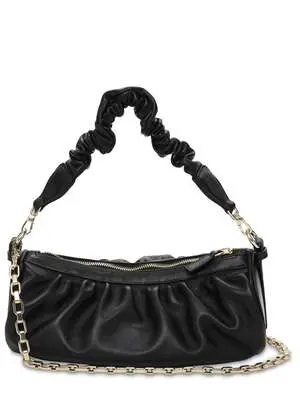 Manu Atelier Ruched Cylinder Chain Xx Bag