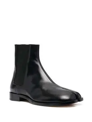 MAISON MARGIELA Tabi Leather Chelsea Boots - Black