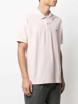 Lacoste Embroidered Logo Polo Shirt - Pink