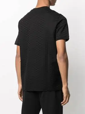 Emporio Armani Plain Textured T-shirt