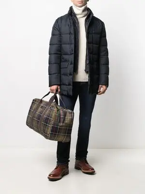Barbour Plaid Check Luggage Bag