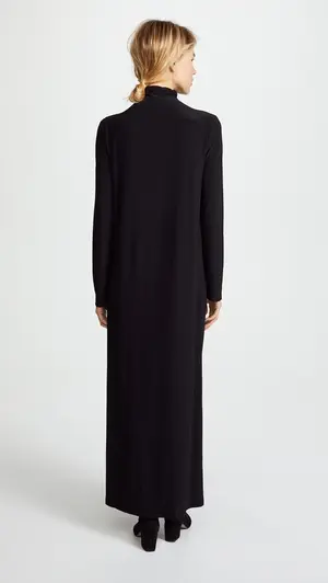 Norma Kamali Turtleneck Gown - Black