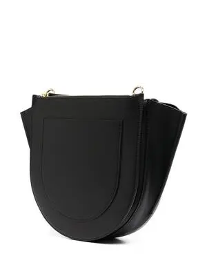 WANDLER Curved Leather Crossbody Bag