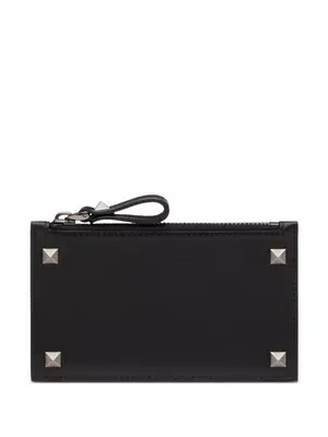 Valentino Garavani Rockstud Card Holder - Black