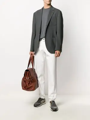 Brunello Cucinelli Mid-waist Straight-leg Jeans - White