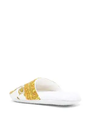 Versace I Love Baroque Slippers - White