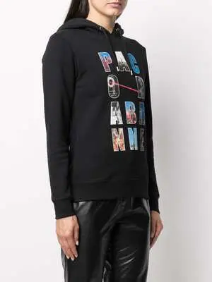 Rabanne Logo-print Drawstring Hoodie