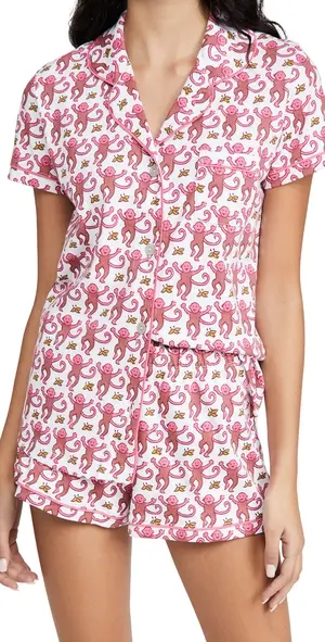 Roller Rabbit Monkey Pj Polo Set