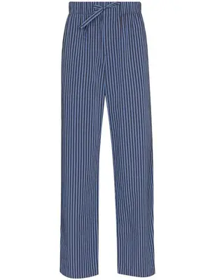 TEKLA Verneuil Stripe-pattern Pajama Bottoms