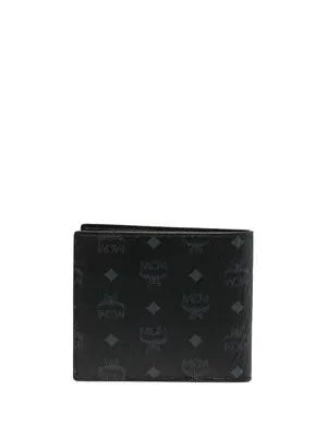 Mcm Small Monogram-print Bi-fold Wallet