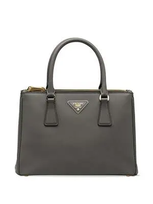 Prada Medium Galleria Leather Tote Bag - Grey