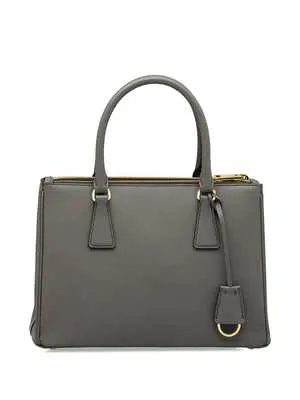 Prada Medium Galleria Leather Tote Bag - Grey