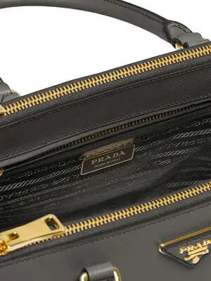 Prada Medium Galleria Leather Tote Bag - Grey