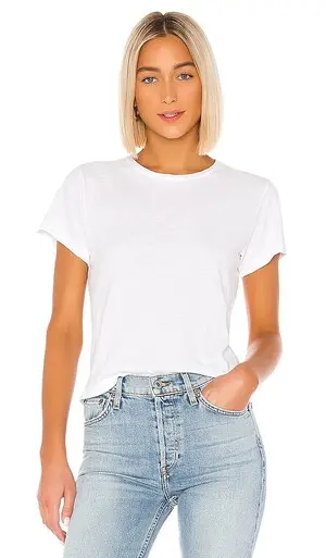 Re/done Slim Fit T-shirts For Women