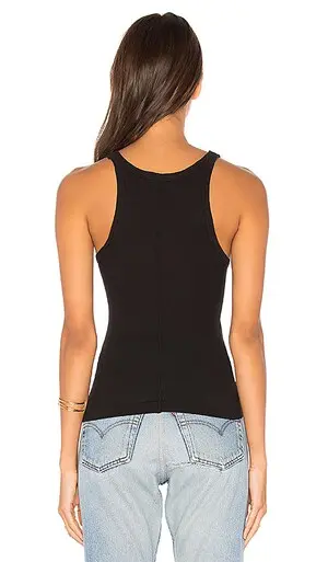 RE/DONE X Hanes Ribbed Tank - Black