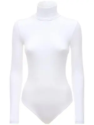 Wolford Colorado Cotton Blend Bodysuit - White