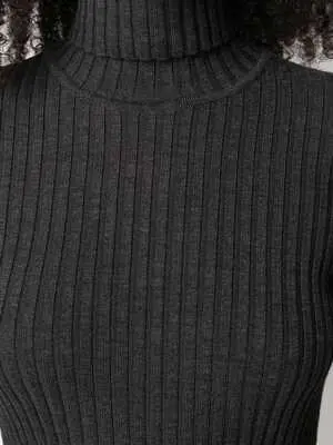Wolford Ribbed-knit Turtleneck Dress - Grey