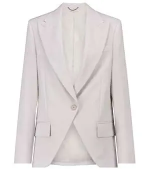 Stella McCartney Lindsey Wool Blazer - Grey