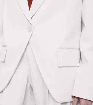 Stella McCartney Lindsey Wool Blazer - Grey