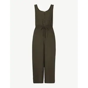Whistles Quinn Sleeveless V-neck Woven Jumpsuit
