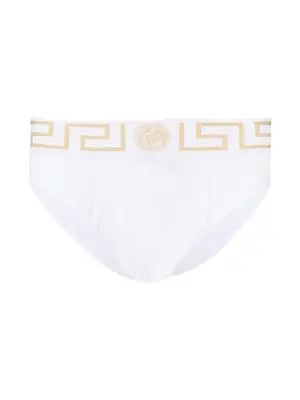 Versace Set Of Two Greca Border Briefs