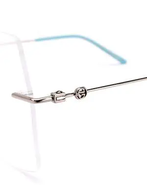 Gucci Frameless Oversized Glasses