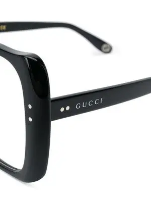 Gucci Oversized Square Frame Eyeglasses