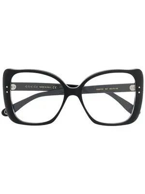 Gucci Oversized Square Frame Eyeglasses