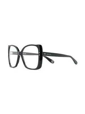 Gucci Oversized Square Frame Eyeglasses