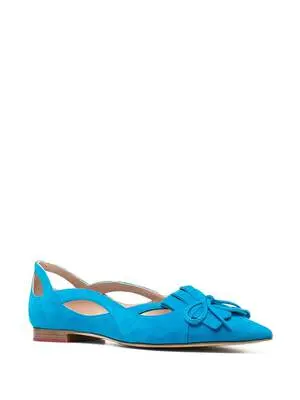 SCAROSSO X Paula Cademartori Ballerina Shoes - Blue