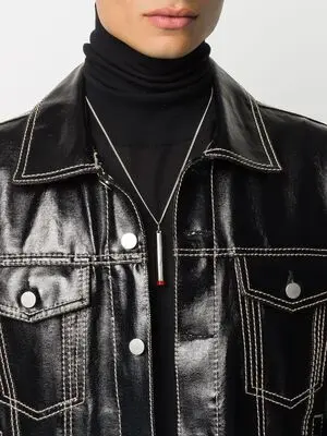 AMBUSH Pill Case Chain Necklace - Silver