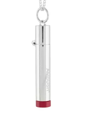 AMBUSH Pill Case Chain Necklace - Silver