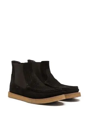 Dolce & Gabbana Corduroy Suede Chelsea Boots