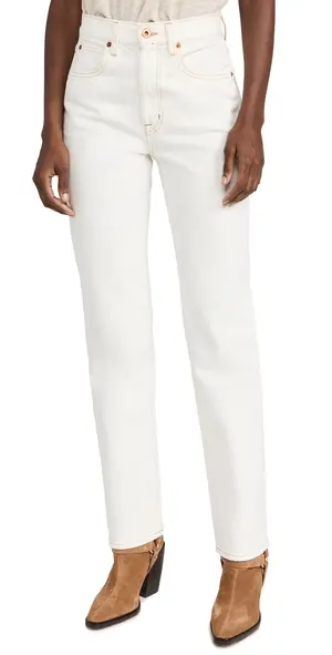 SLVRLAKE London High-rise Straight Leg Jeans - One-color