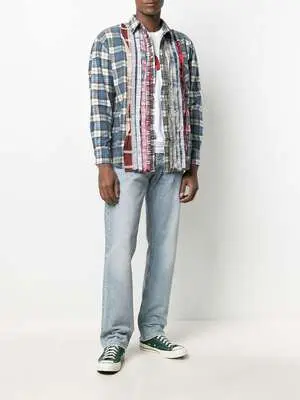 Needles Mixed-plaid Shirt