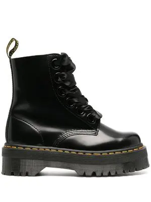 Dr. Martens Molly Leather Platform Boots
